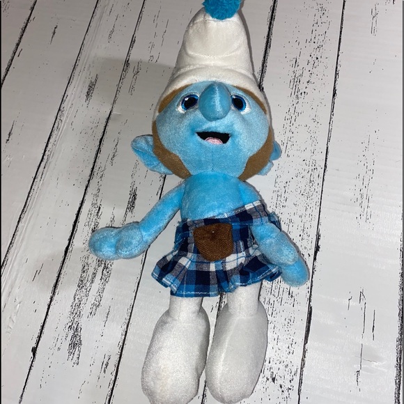 Kellytoy | Other | Kellytoy The Smurfs Scottish Kilt Gutsy Smurf Doll ...
